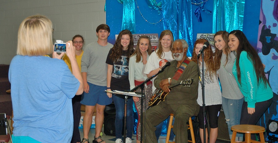 NAHS students performing with Grammy winning artist, Sam Mosley ...